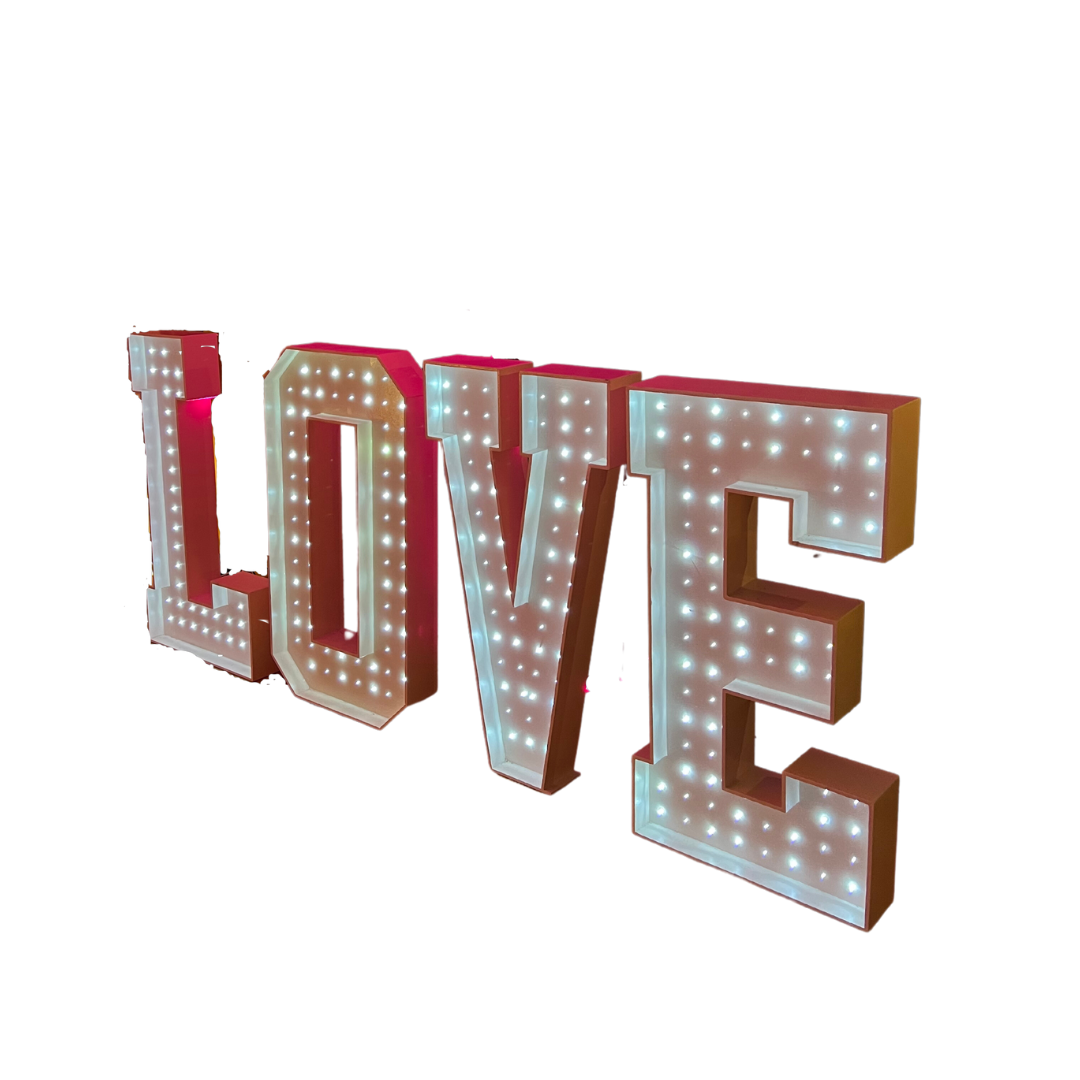 Giant Letters - The Photo Booth Legends